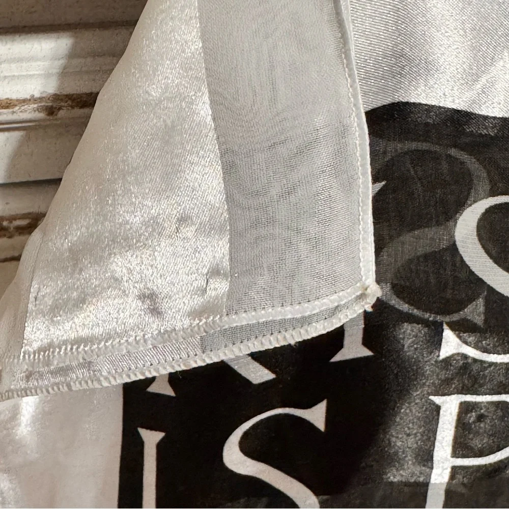 Accessories | Paris Black And White Scarf Wrap With Paris Printed All ...